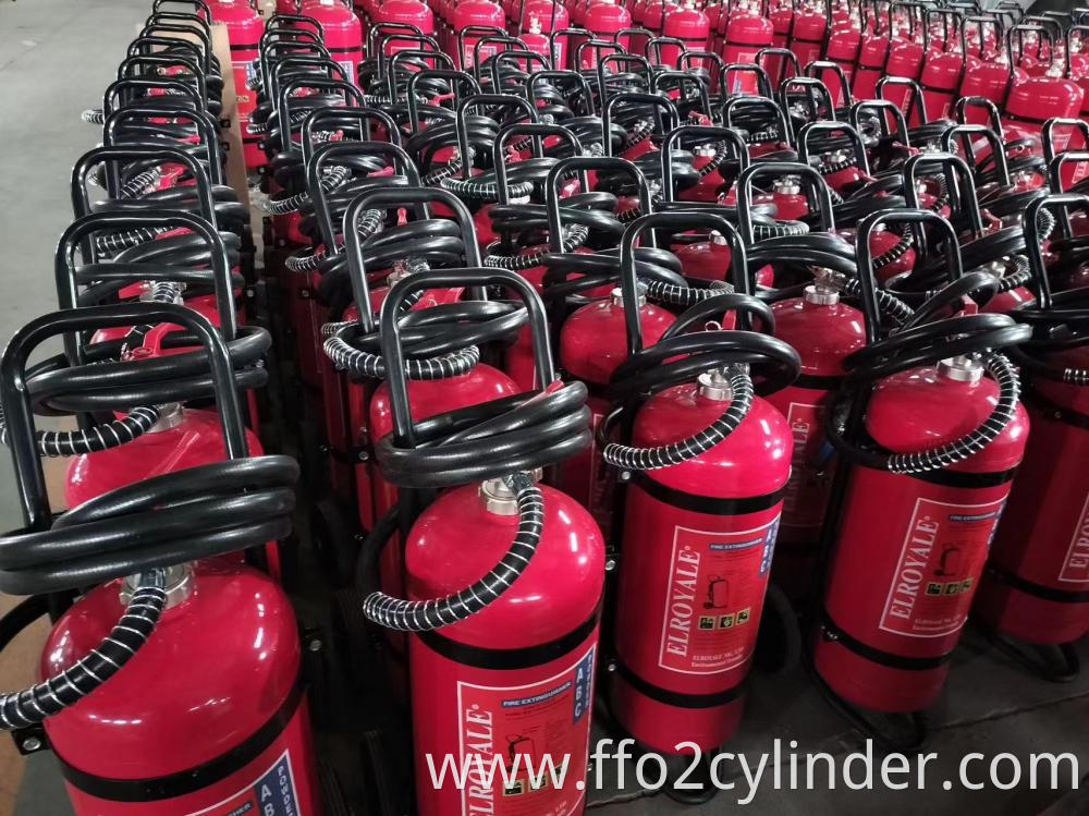 Kinds of 50Kg Powder Trolley Fire Extinguisher Welding Type, Wholesale 50Kg Powder Trolley Fire ...